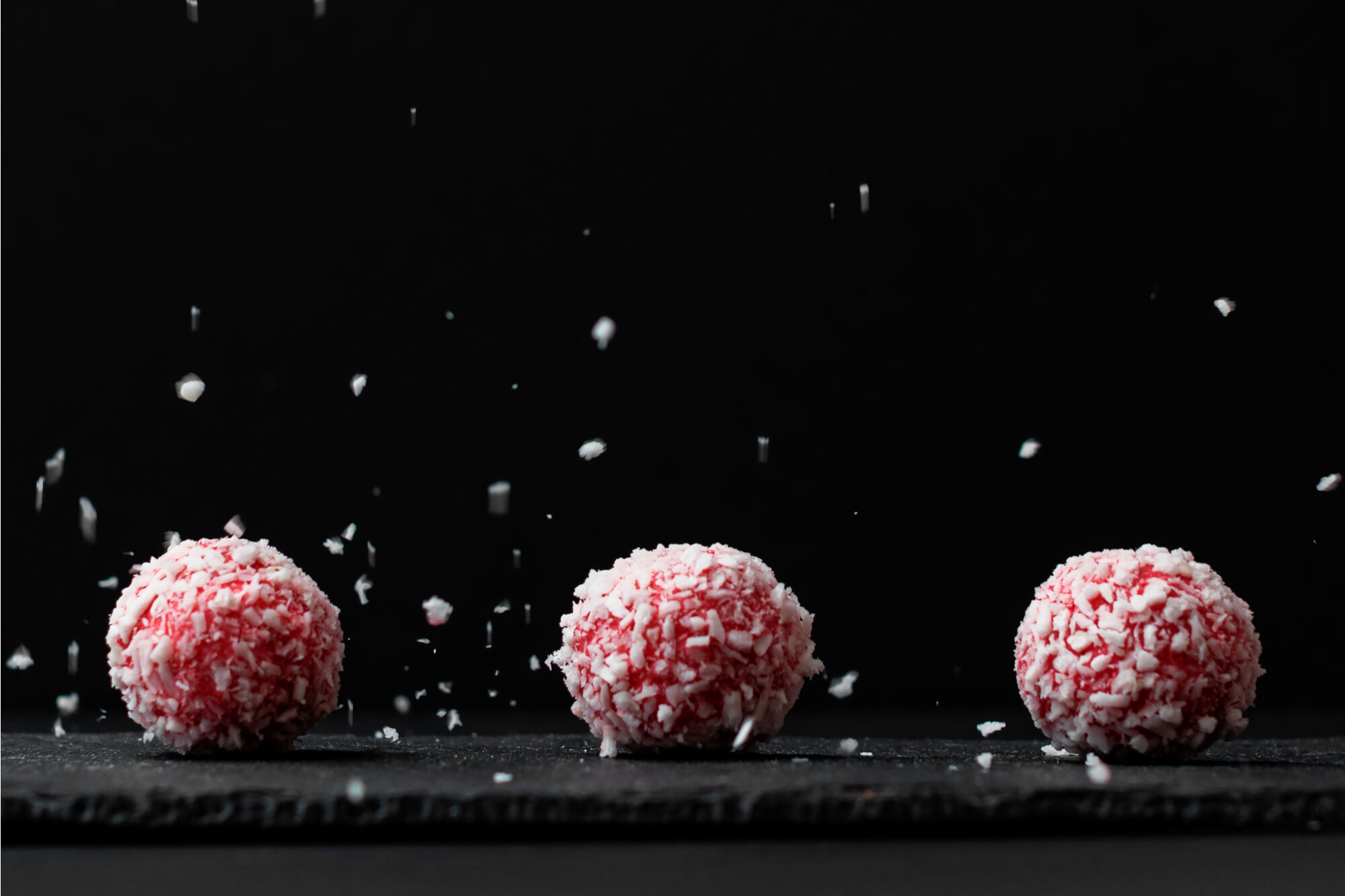 Raspberry Coconut Bliss Balls