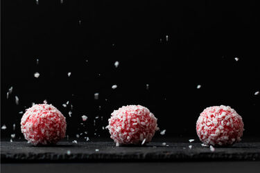 Raspberry Coconut Bliss Balls