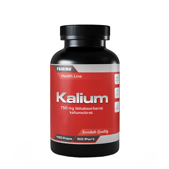 Kjøp Kalium, 100 caps hos Gymgrossisten