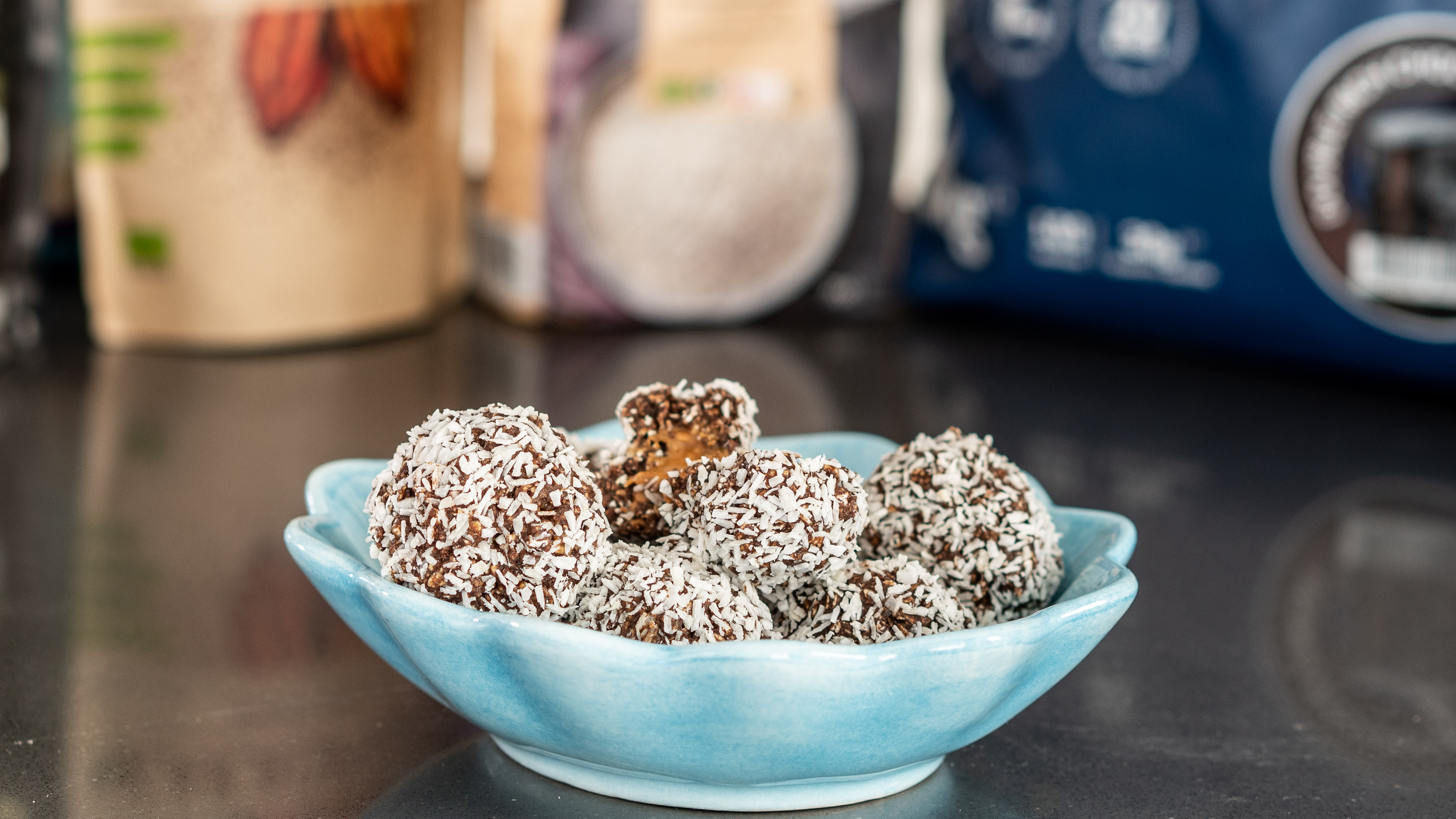 Sjokoladeboller med peanøttsmør