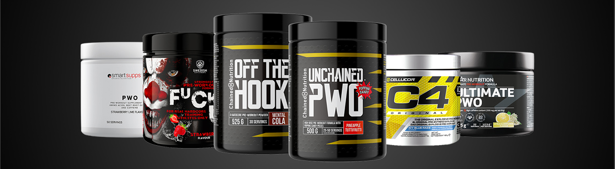 PWO - Pre Workout - Kjøp hos Gymgrossisten - Prisløfte